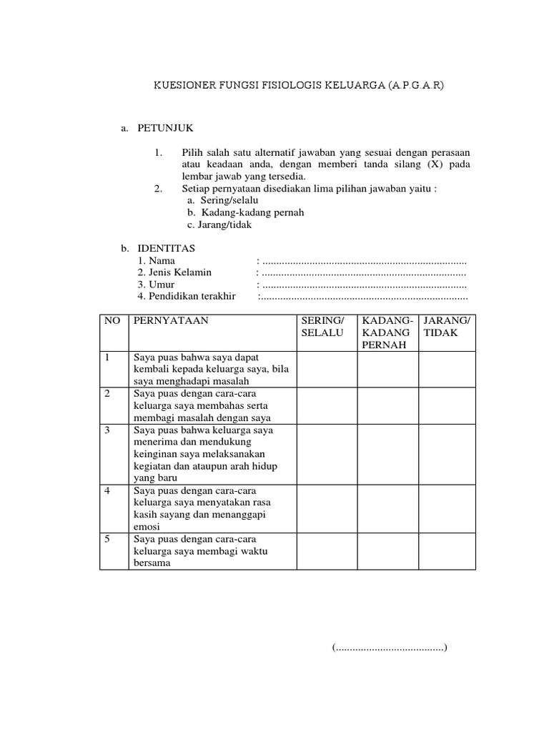 Apgar Keluarga Pdf 