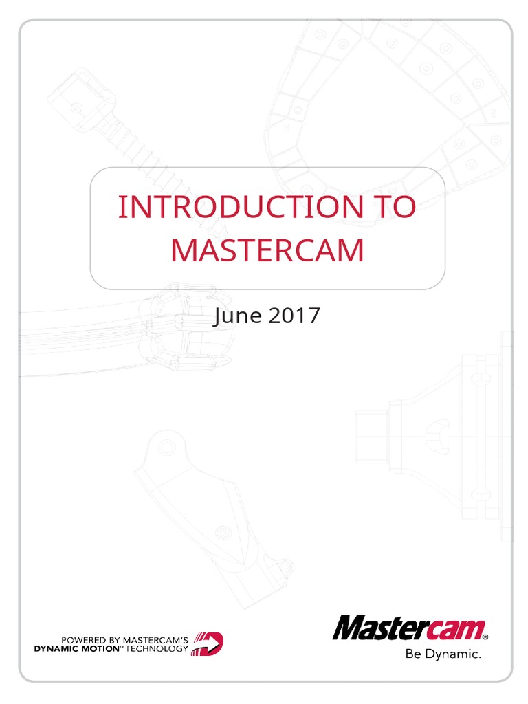 Introduction To Mastercam | PDF | System Software | Human–Computer ...
