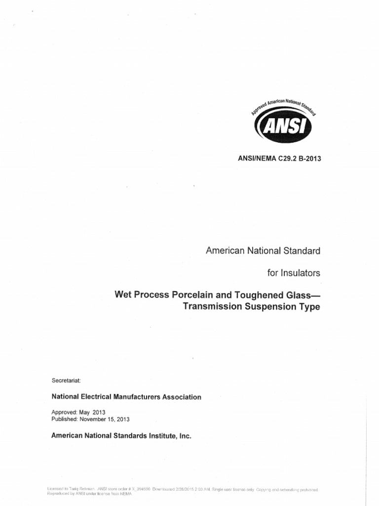 ANSI NEMA C29.2B-2013 400dpi PDF | PDF