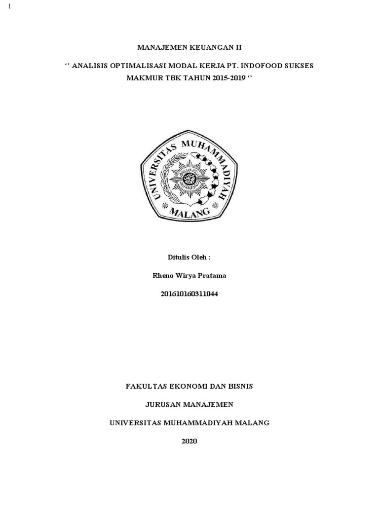 Makalah MK | PDF