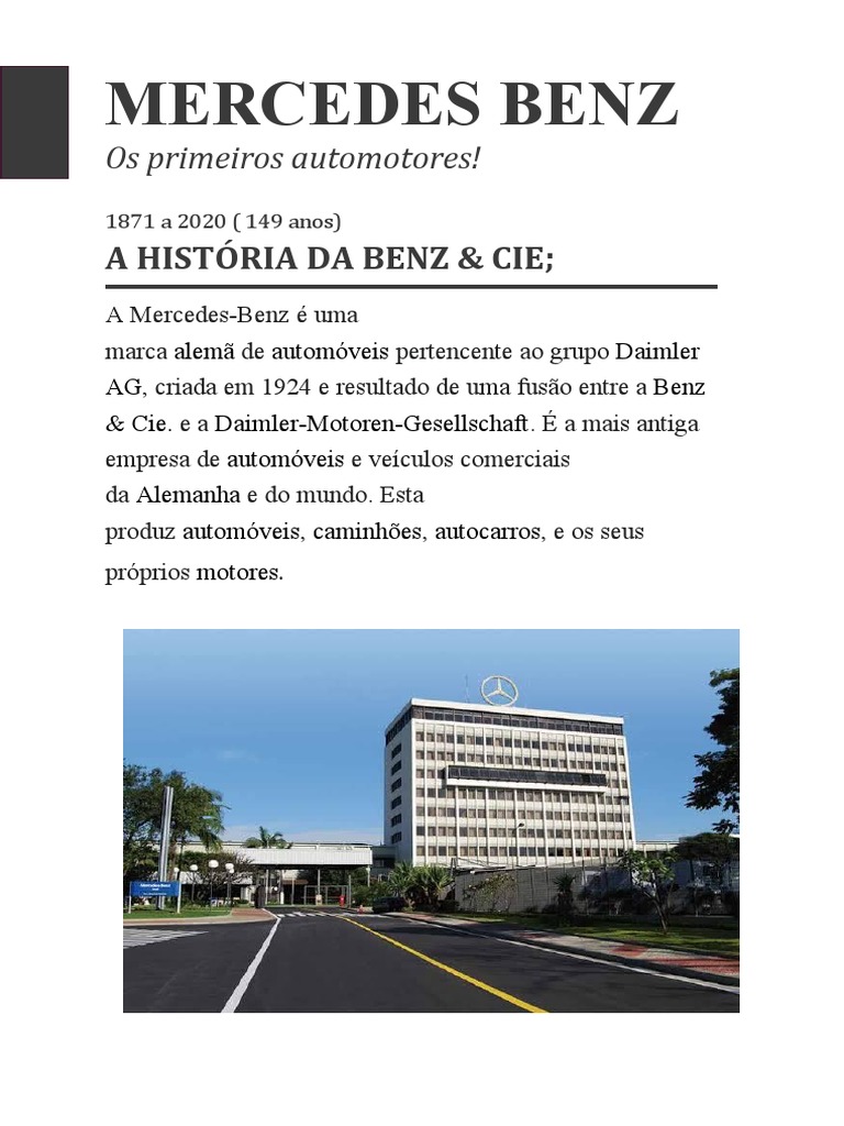 Mercedes Benz | PDF | Mercedes Benz | Veículo motorizado