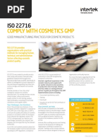 Iso 22716 2007 | PDF | International Organization For Standardization