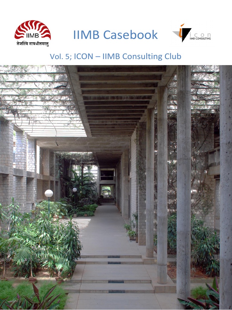 IIM Bangalore Casebook - 2015 - Vol 5 PDF | PDF | Top Down And Bottom ...