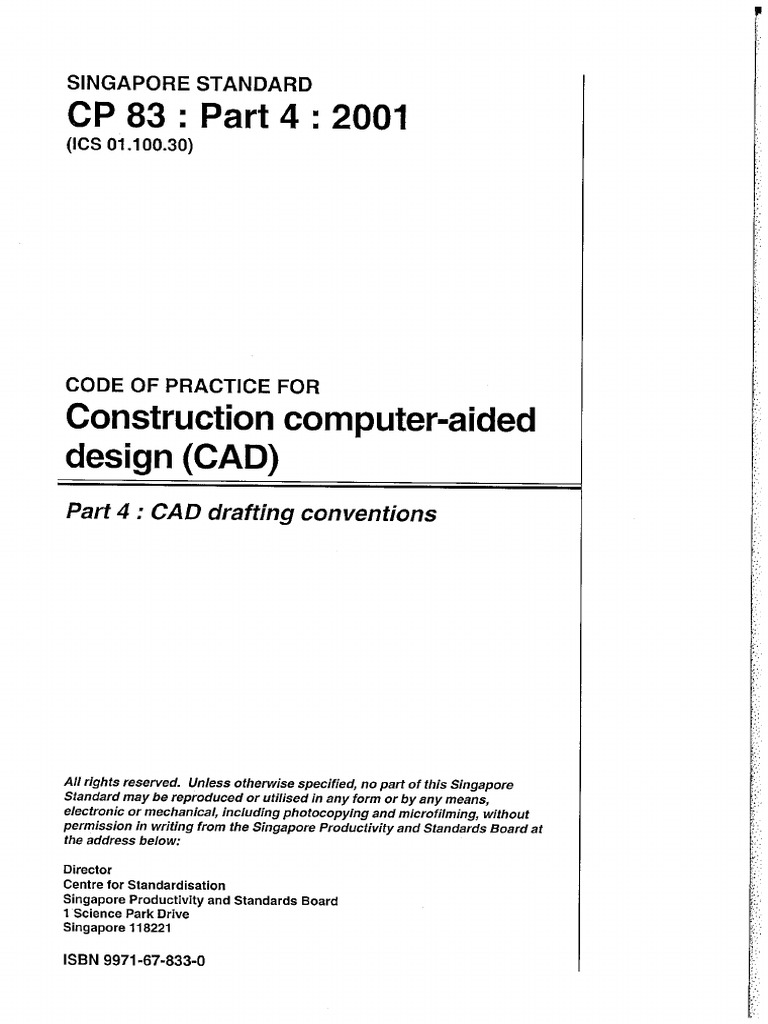 CP 83 - Part 4 - CAD Drafting Conventions | PDF