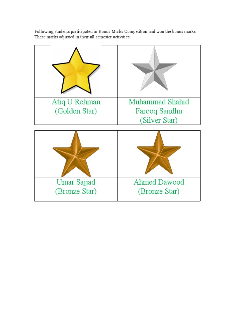 Shining Stars | PDF