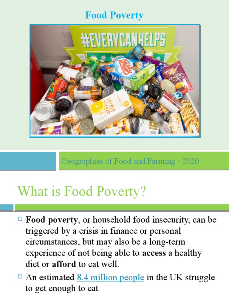 Food Poverty - Revised | PDF | Food Bank | Poverty