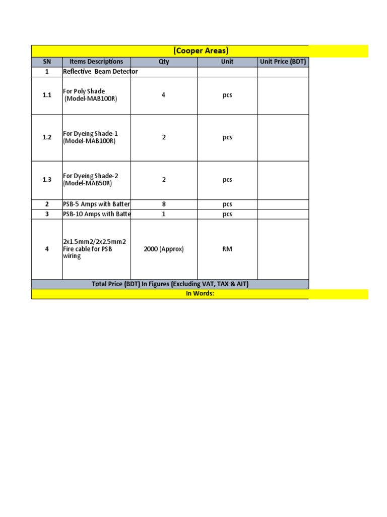 (Cooper Areas) : 4 Pcs For Poly Shade (Model-MAB100R) | PDF
