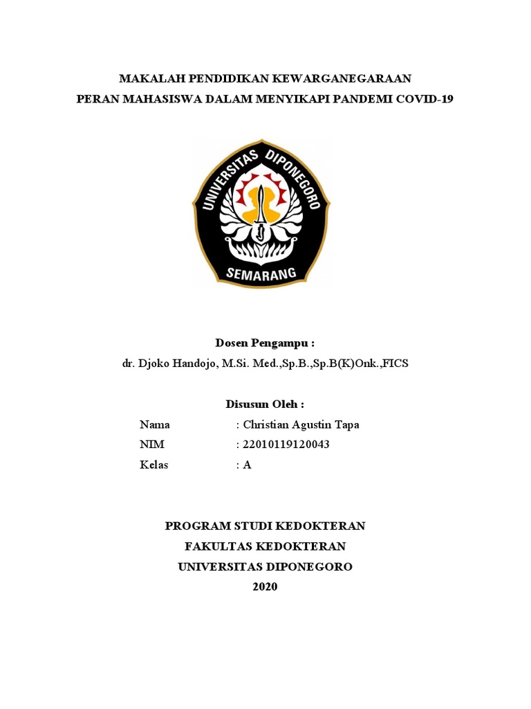 Contoh MAKALAH PKN | PDF