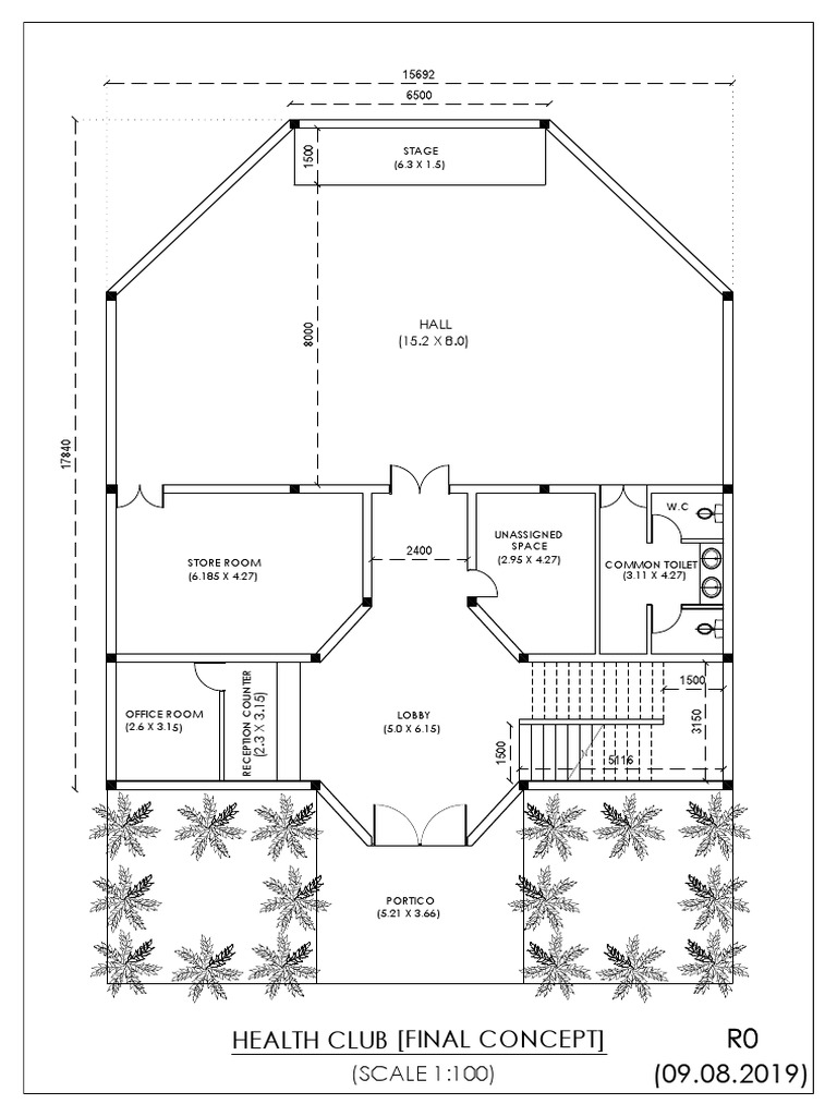 Health Club Layout Plan | PDF
