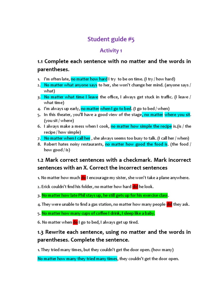 Students Guide #5 | PDF | Sign Language | Hearing Loss