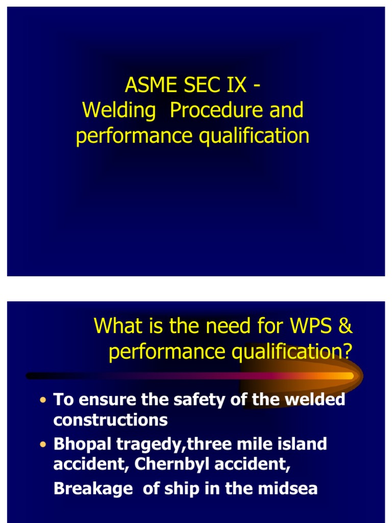 Asme Sec Ix Guide PDF | PDF | Welding | Construction