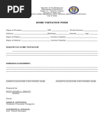 Home Visitation Form Deped | PDF