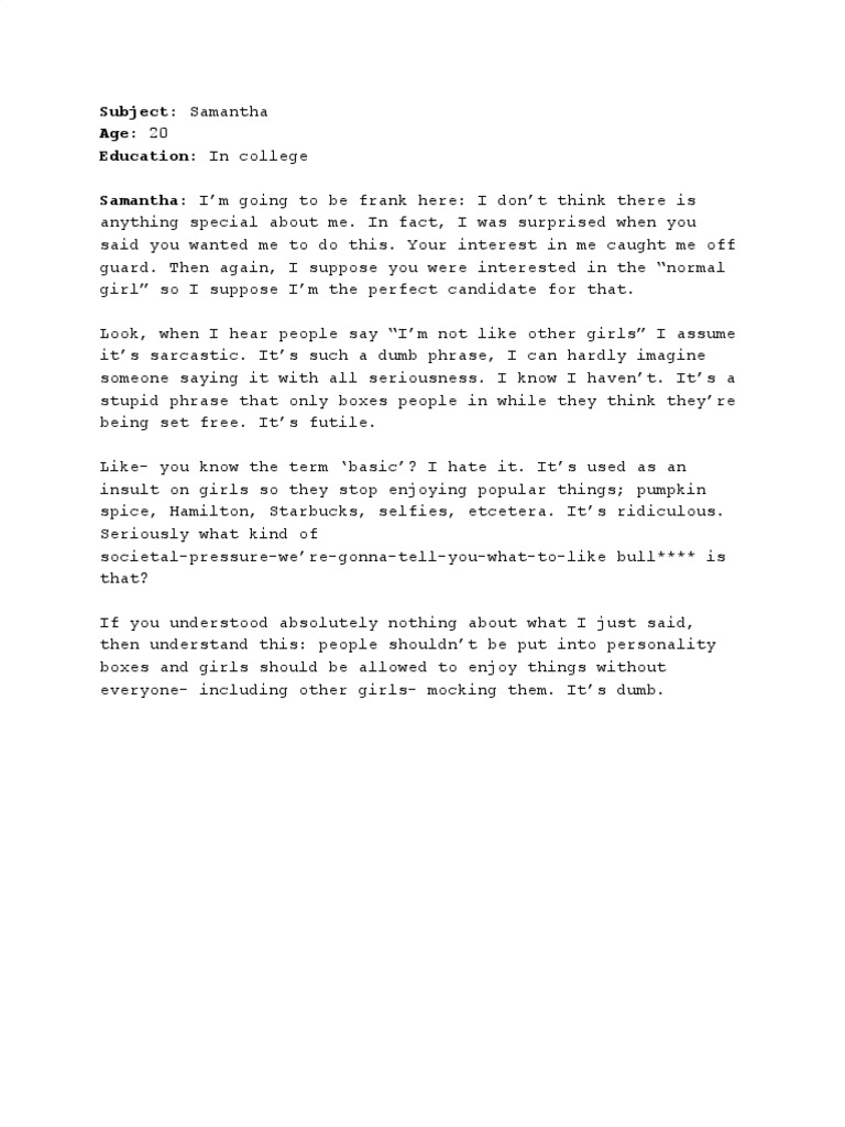 Fake One-Sided Interviews | PDF