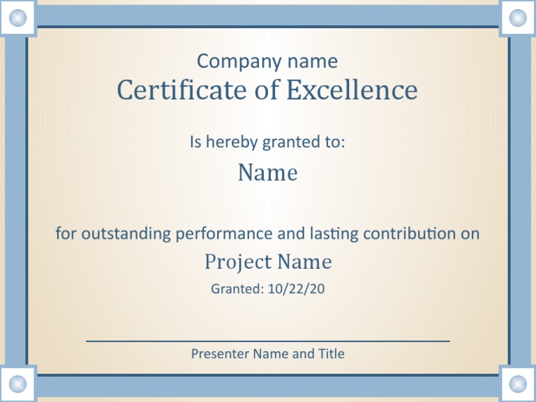 Certificate Template | PDF