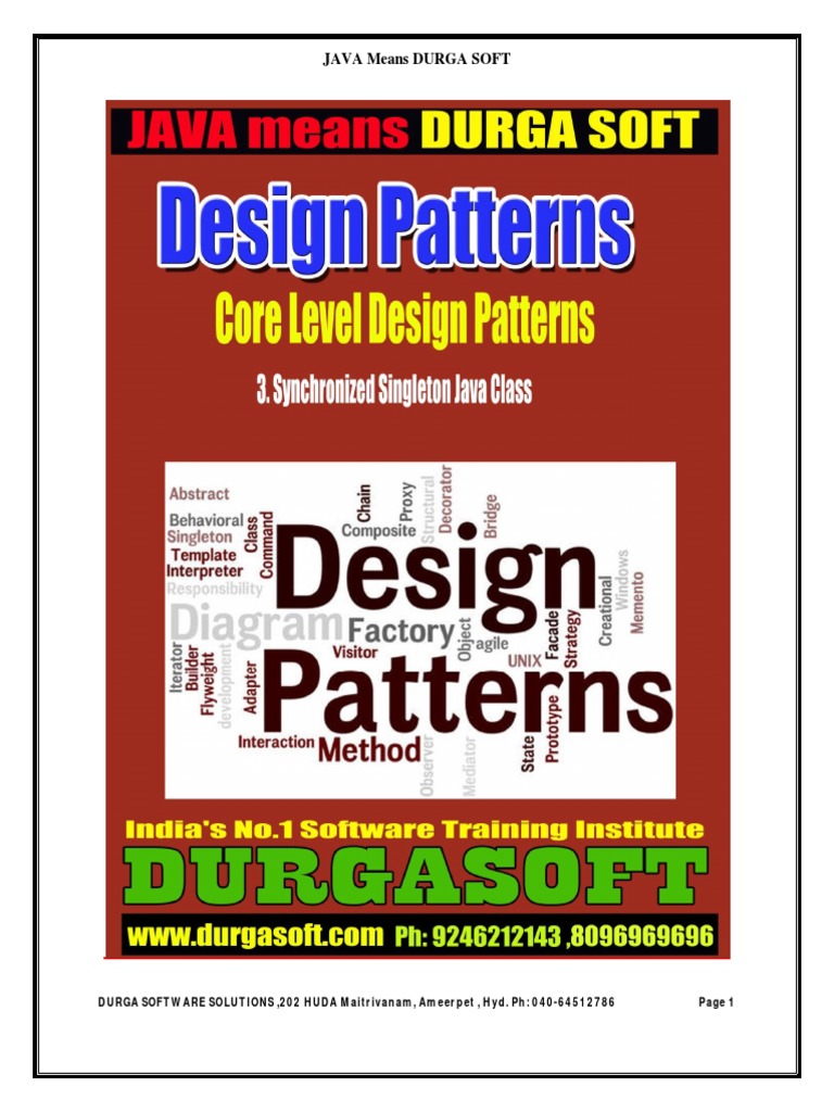 Synchronized Singleton Java Class | PDF