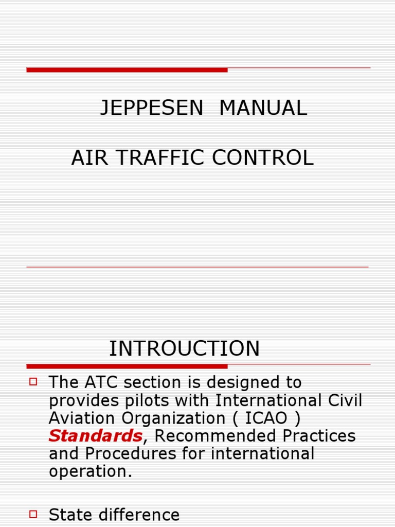 Jeppesen Manual Air Traffic Control | PDF | Air Traffic Control ...