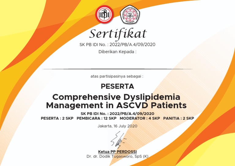 Certificate Webinar PP PERDOSSI 16 July 2020 | PDF