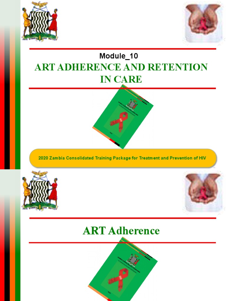Art Adherence and Retention in Care: Module - 10 | PDF | Hiv ...