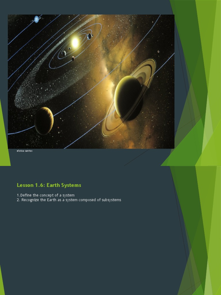 Lesson 1.6 Earth Subsystem | PDF | Earth | Carbon Cycle