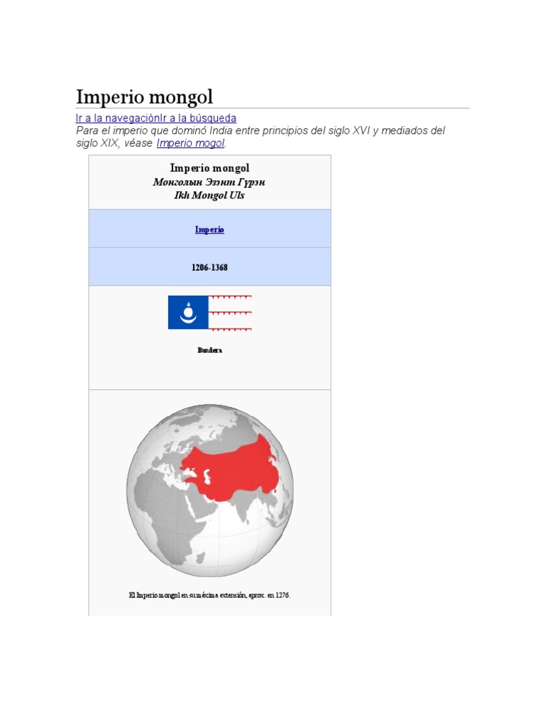 Imperio Mongol | PDF | Imperio mongol | Religión y creencia