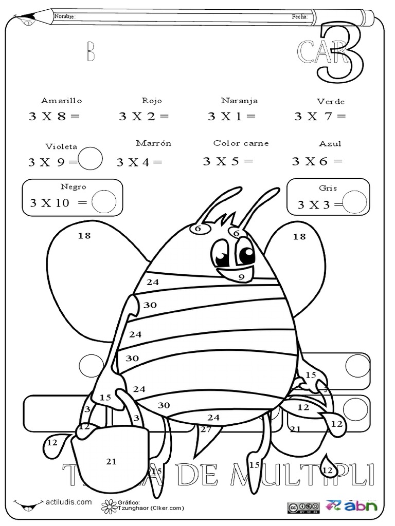 Tabla Del 3 | PDF