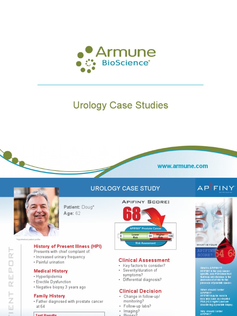 Urology Case Studies | PDF | Prostate Specific Antigen | Prostate Cancer