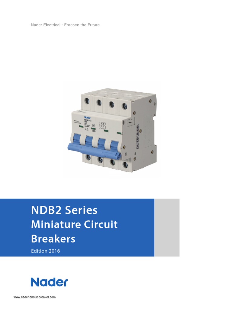 NDB2 Series MCB Datasheet PDF | PDF | Mains Electricity | Power Supply