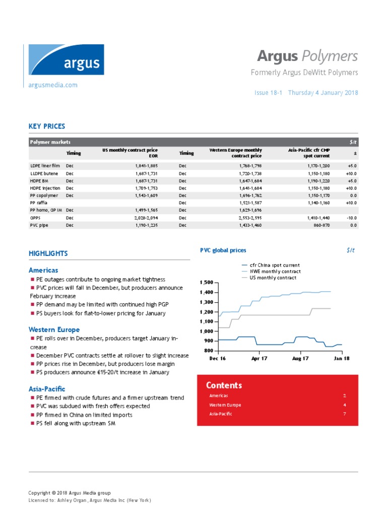 Argus Polymers | PDF | Polyethylene | Polyvinyl Chloride