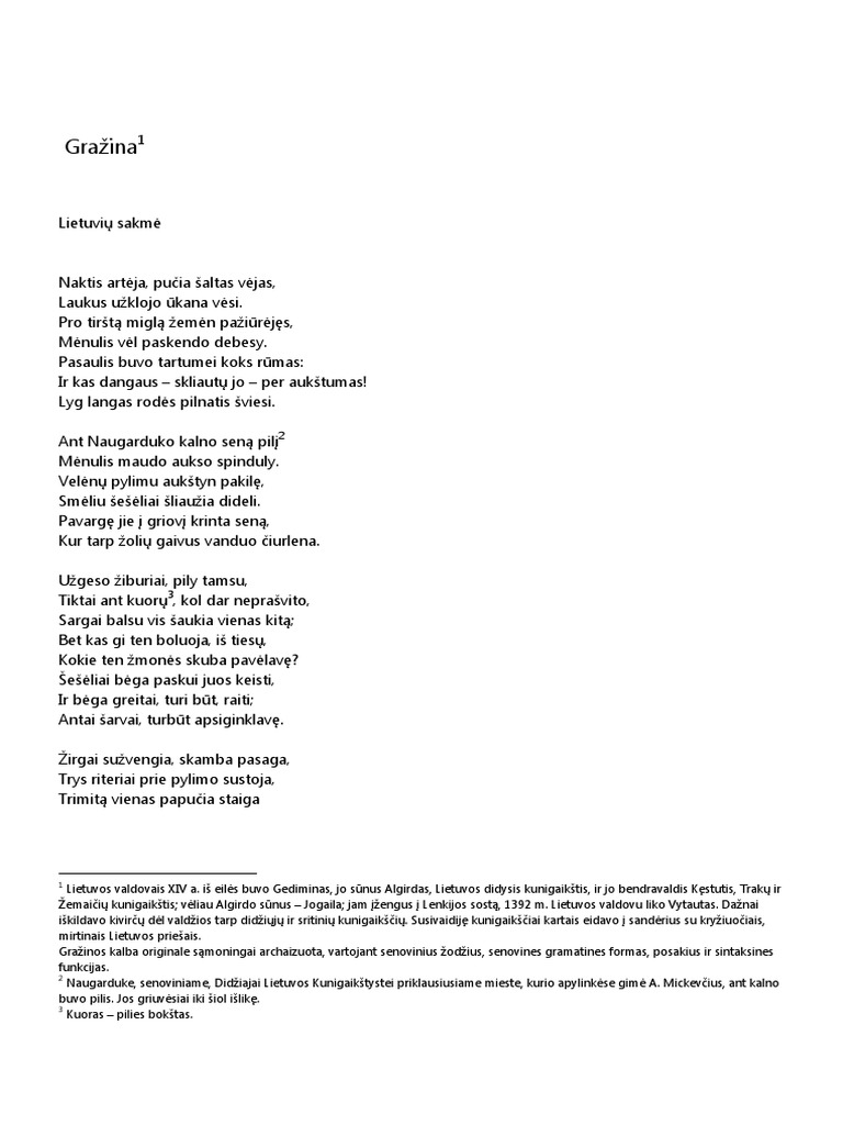 Gražina | PDF