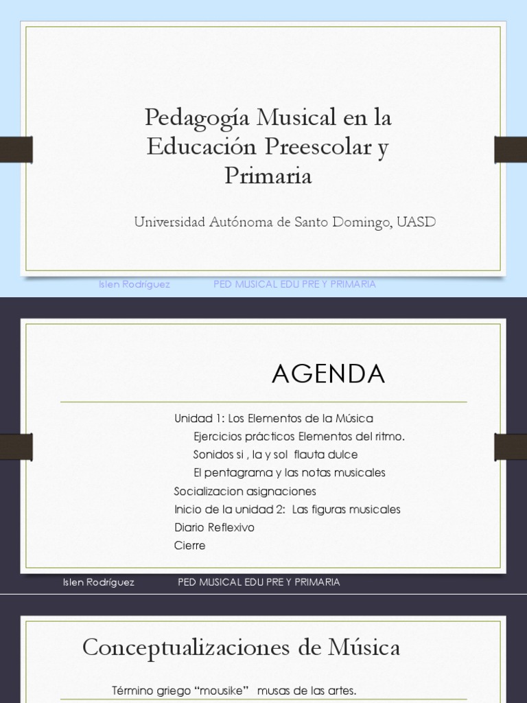 Pedagogía Musical en Preescolar y Primaria | PDF