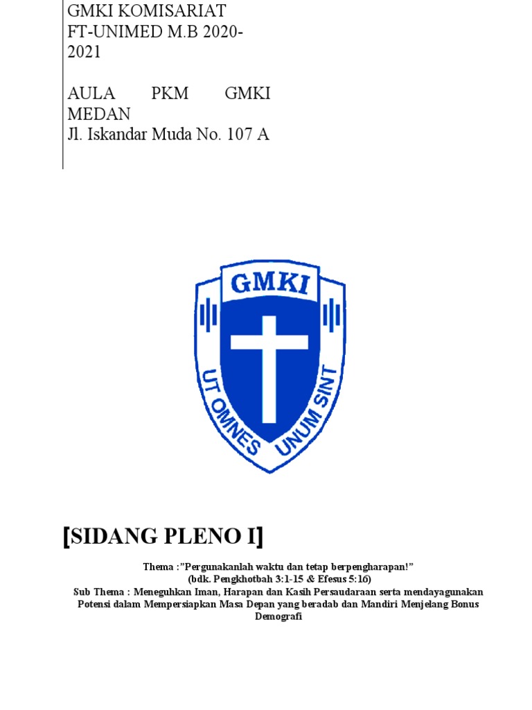 Sidang Pleno I FT Unimed 2020 | PDF