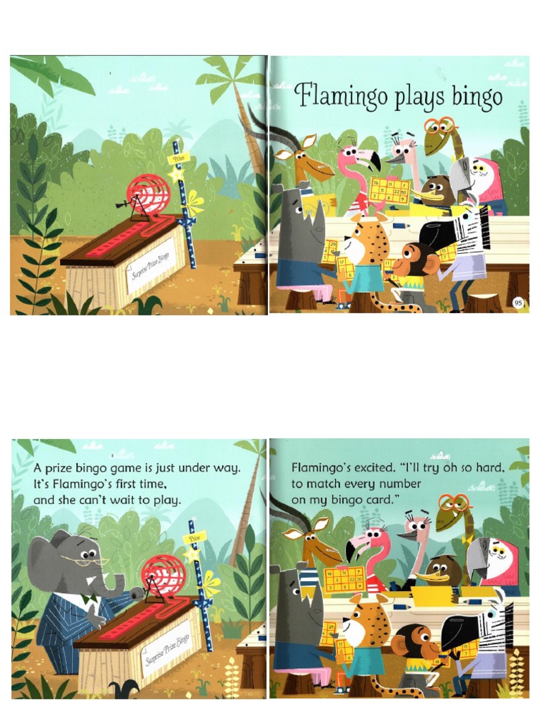Flamingo Plays Bingo | PDF