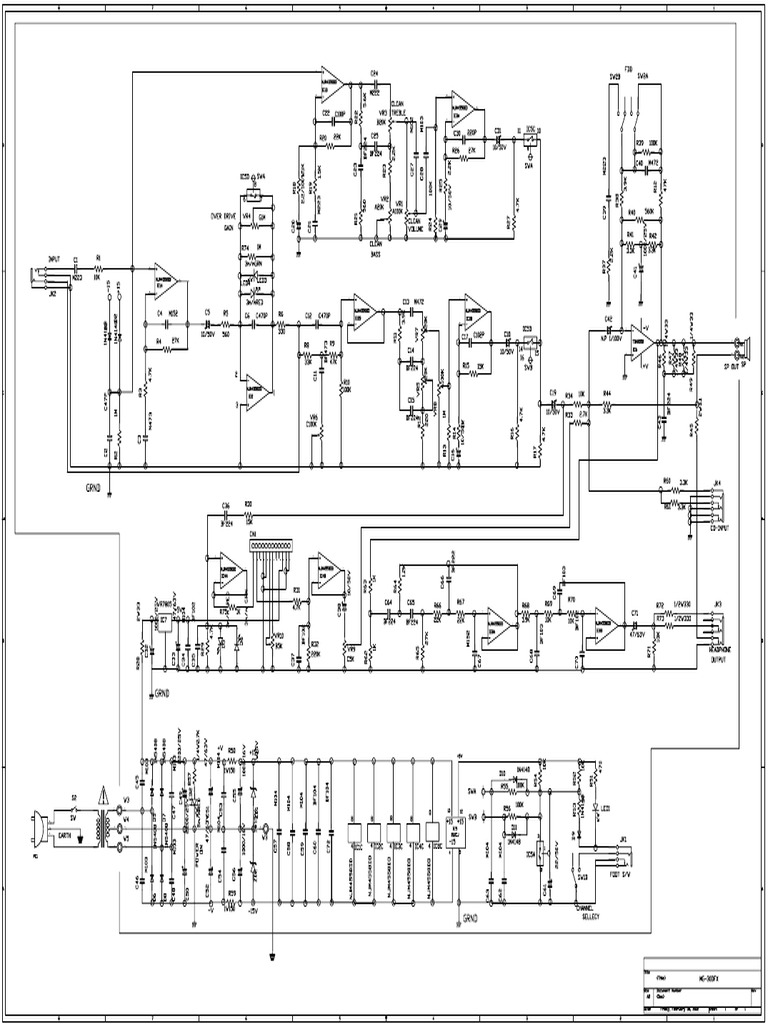 Marshall mg-30dfx SCH PDF | PDF
