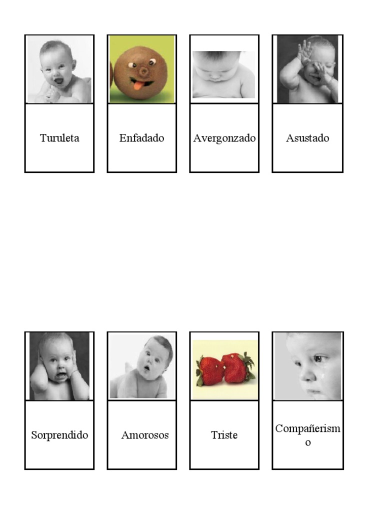 DOMINÓ de Emociones | PDF