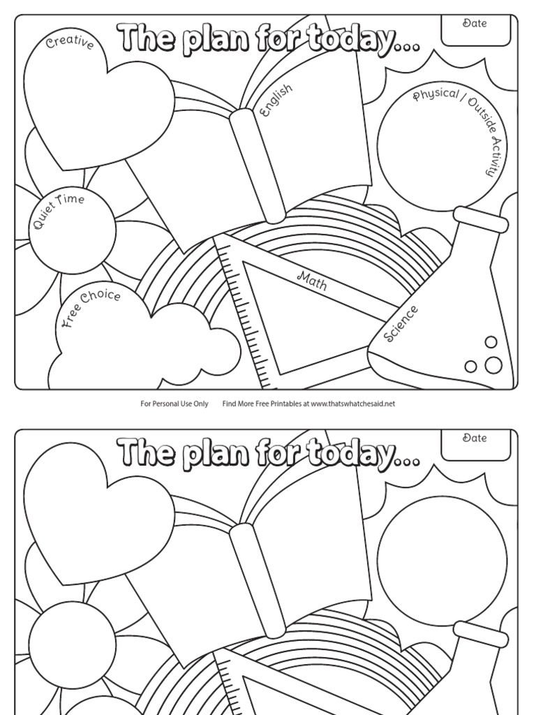 TWCS - Homeschool Daily Planner Free Printable | PDF