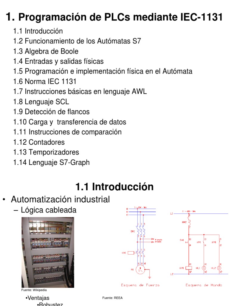 Programación PLCs Según IEC-1131 (I) PDF | PDF | Controlador lógico ...
