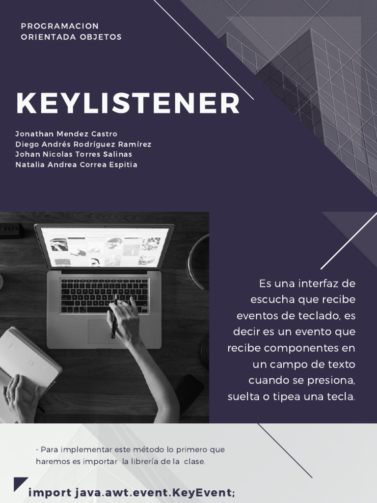 Keylistener PDF | PDF