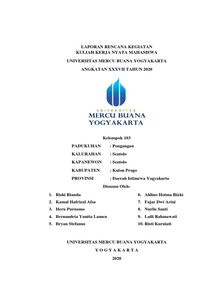 Proposal KKN Fix PDF | PDF