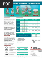 Quartzoid Bulb Sprinkler Specifications | PDF | Fire Sprinkler System