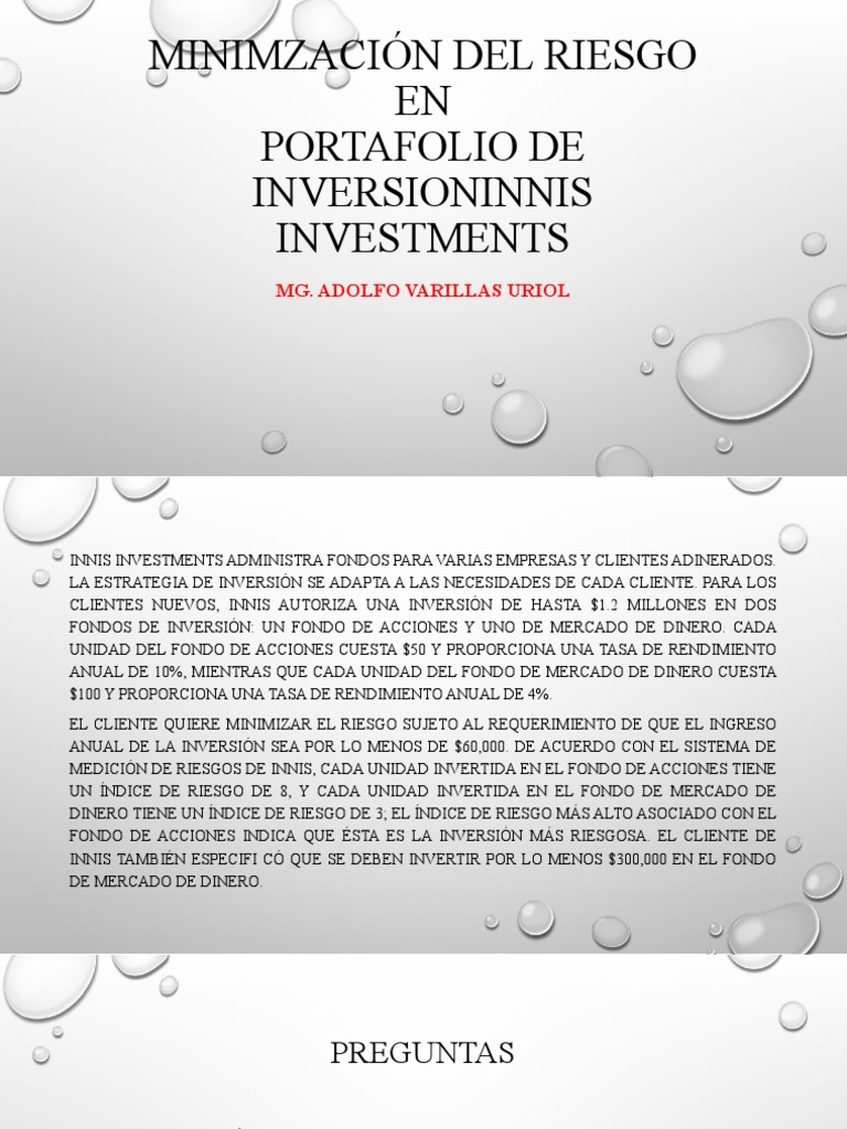 Minimizacion Innis | PDF