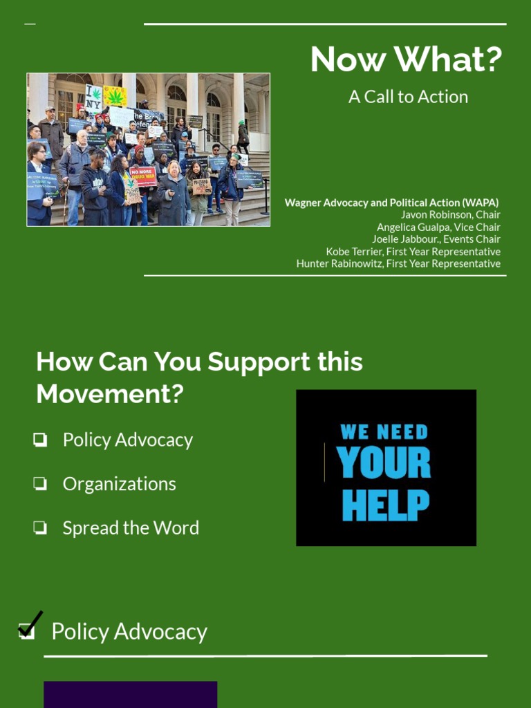 Now What?: A Call To Action | PDF | Cannabis (Drug) | Social Aspects Of ...