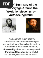 Analysis of Pigafetta's Chronicle | PDF | Philippines | Roman Empire