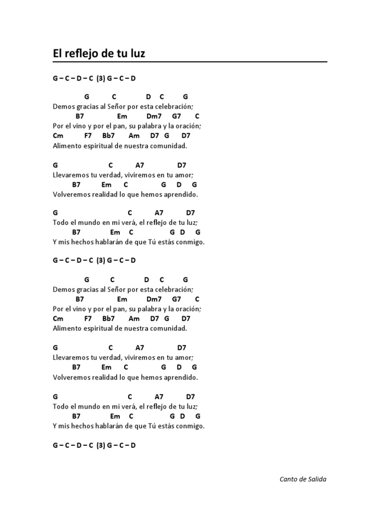 El Reflejo de Tu Luz | PDF