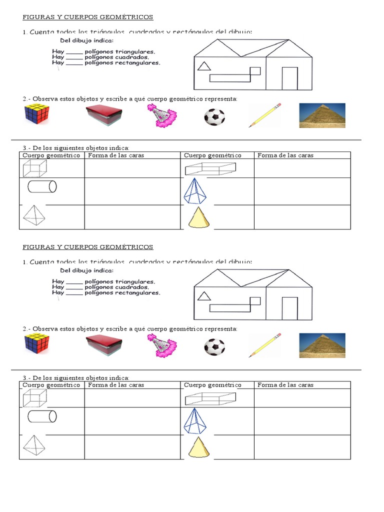 Figuras y Cuerpos Geométricos | PDF