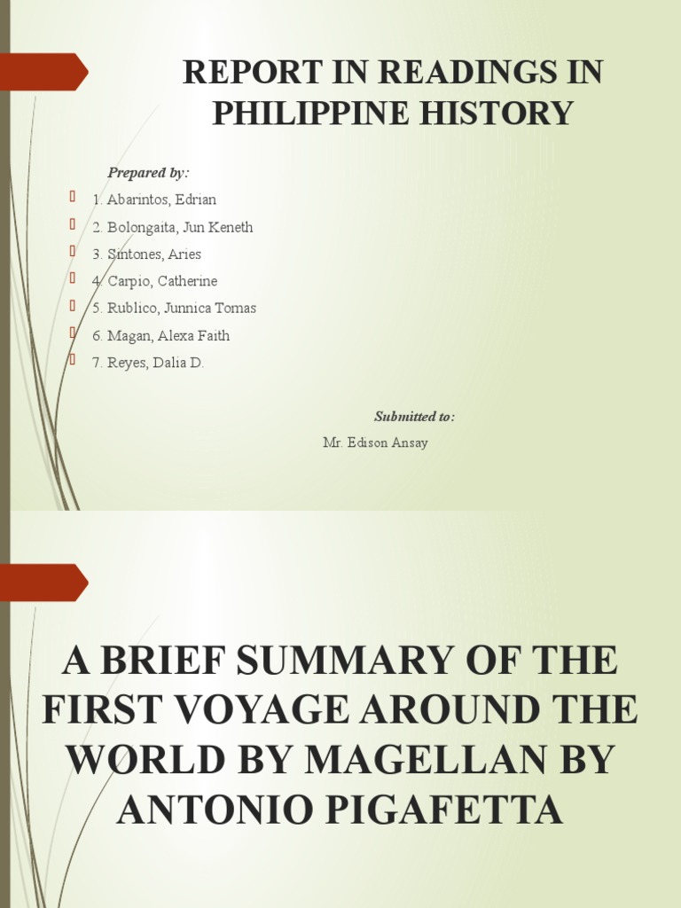 Magellan's First Voyage Summary | PDF | Cebu