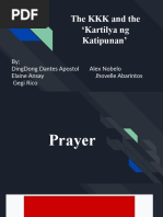 The KKK and The Kartilya NG Katipunan | PDF | Philippines