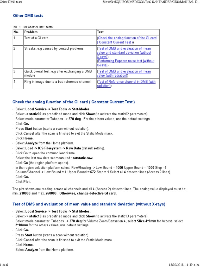 Other DMS Tests: No. Problem Test | PDF | Computing | Computing And ...