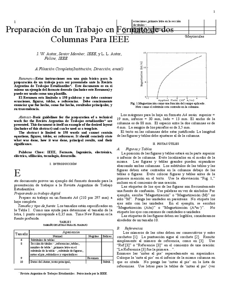 Formato IEEE | Descargar gratis PDF | Soporte | Semiótica