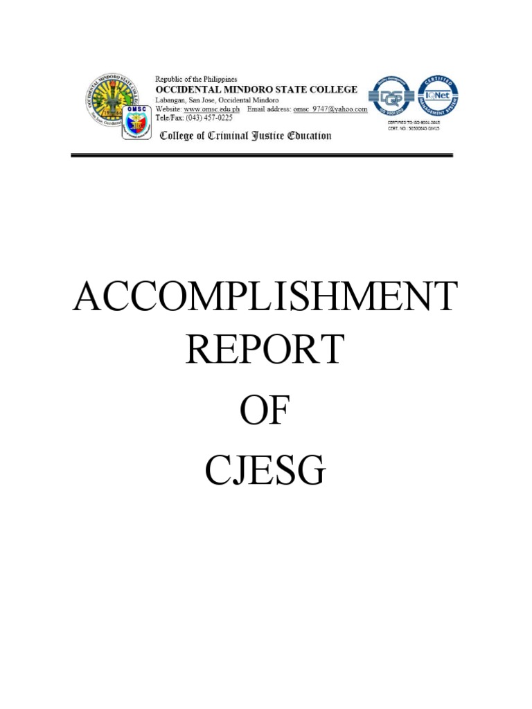 Accomplishment Report 2020 | PDF | Business