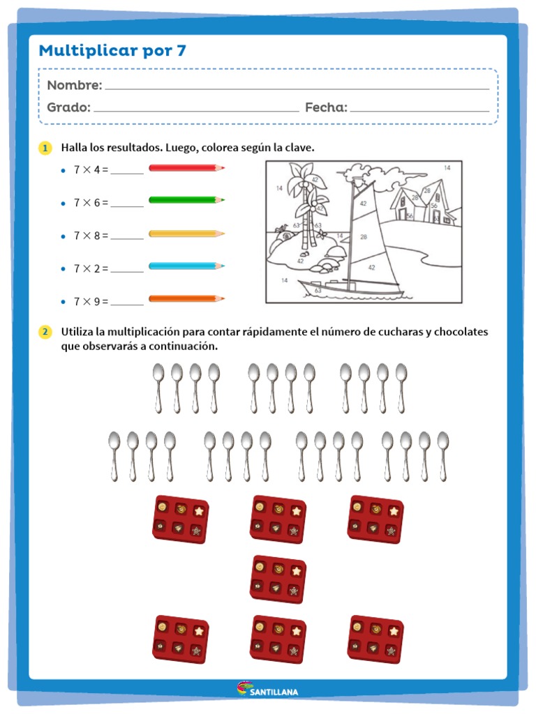 Multiplicar Por 7 | PDF
